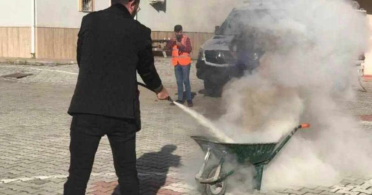 Gazipaşa’da yangın tatbikatı